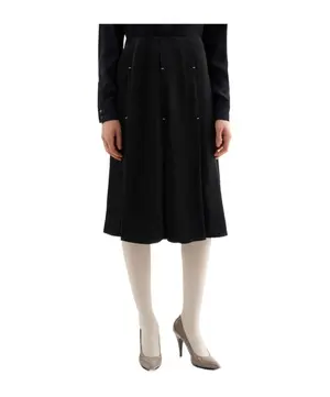 JIL SANDER Fluid Viscose Pleated Skirt