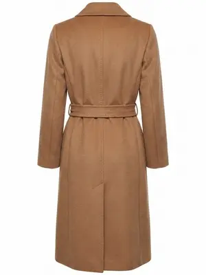 Max Mara Belted Long Coat - Brown
