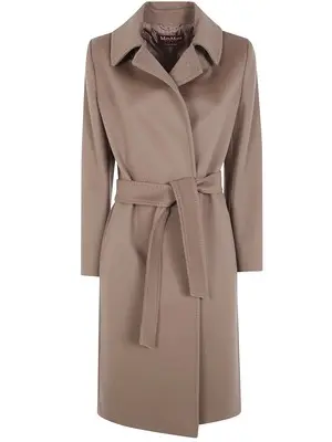 Max Mara Belted Long Coat - No
