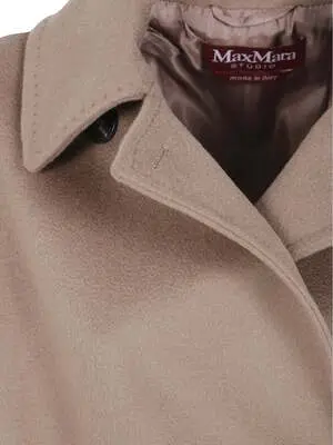 Max Mara Belted Long Coat - No