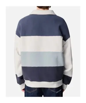Axel Arigato Anchor Striped Polo Shirt - Blue