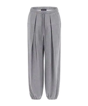 Sportmax Candore Drawstring Trousers - Light Gray