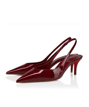 CHRISTIAN LOUBOUTIN Pointed Toe Slingback Pumps - Empire