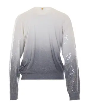 Liu Jo Sequin V-neck Knitted Sweater