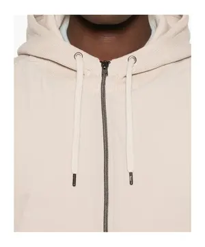 Herno Zip-up Hooded Jacket - Light Beige