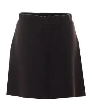 LISA YANG Clare Ribbed-waist Knitted Skirt
