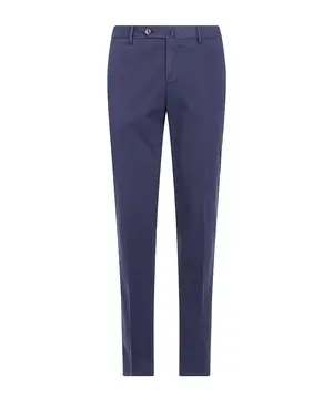 PT TORINO Casual Trousers With Belt Loops - Blue