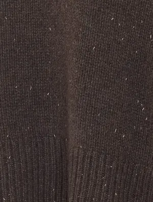 LISA YANG Shimmering High-neck Knit Sweater