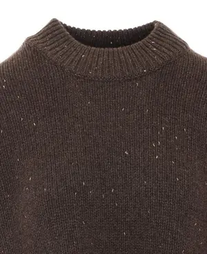 LISA YANG Shimmering High-neck Knit Sweater