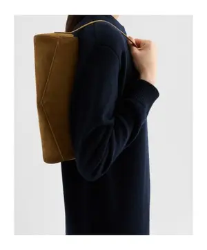 JIL SANDER Kante Flap Shoulder - Walnut Color