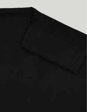 Canali Nuvola Seamless Merino Wool Turtleneck - Black