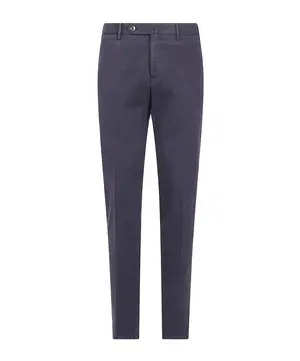 PT TORINO Casual Trousers With Belt Loops - Black
