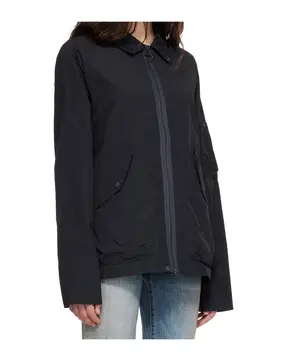 Barbour Zip-up Jacket With Embroidered Logo