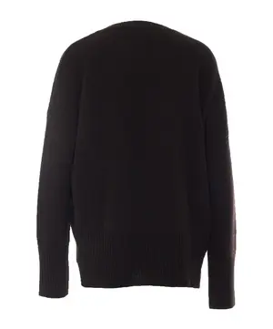 LISA YANG Ribbed Crew Neck Long Sleeve Sweater
