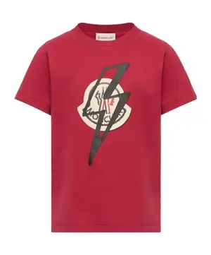 Moncler Printed Cotton Jersey T-shirt