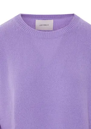LISA YANG Crew Neck Knit Sweater