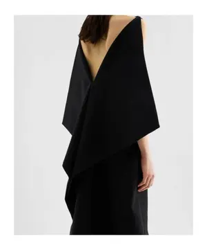 JIL SANDER 319 Draped Panel Dress