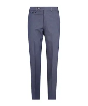 PT TORINO Casual Trousers With Belt Loops - Blue