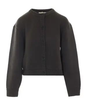 LISA YANG Button-front Cardigan - Grey