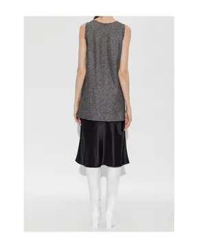 MAISON MARGIELA Layered Effect Midi Dress