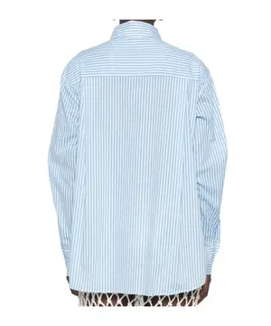 THE FRANKIE SHOP Striped Long Sleeve Shirt