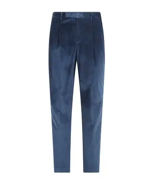 PT TORINO Casual Trousers With Belt Loops - Blue