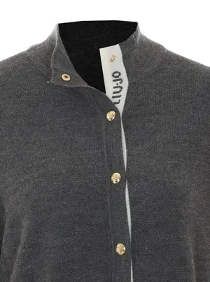 Liu Jo High Neck Cardigan With Logo Detail