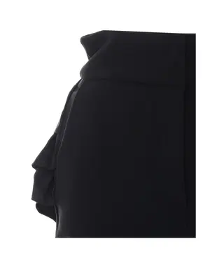 Elisabetta Franchi Ruffled Detail High-waisted Trousers