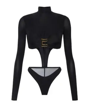 Elisabetta Franchi Logo Bodysuits