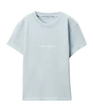 Alexander Wang Cropped Logo T-shirt