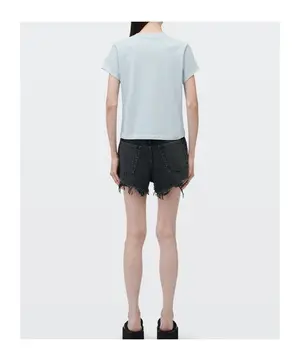 Alexander Wang Cropped Logo T-shirt