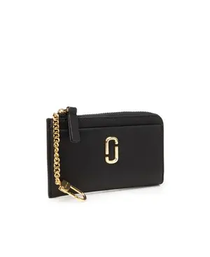 Marc Jacobs Logo Plaque Zip-up Wallet