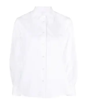 Officine Générale Long-sleeve Cotton Shirt - White