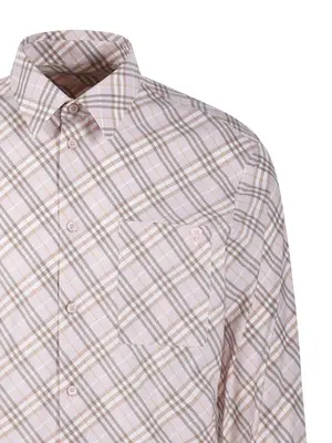 Burberry Long Sleeved Checked Shirt