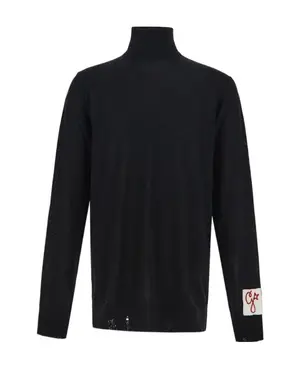 GOLDEN GOOSE Roll-neck Knit Jumper - Black