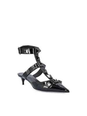 Valentino Garavani Rockstud Ankle Strapped Pumps