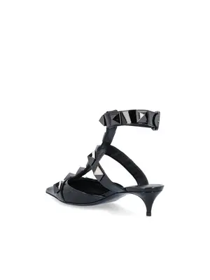 Valentino Garavani Rockstud Ankle Strapped Pumps