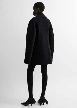 TOTEME Double-breasted Wool-cashmere Blend Peacoat