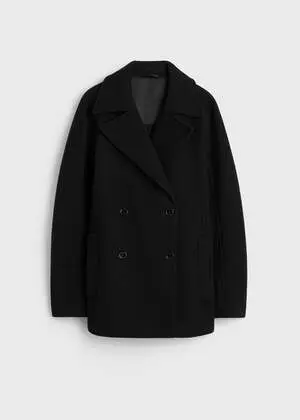 TOTEME Double-breasted Wool-cashmere Blend Peacoat