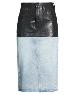 MAISON MARGIELA Denim Skirt Size Cotton - Blue