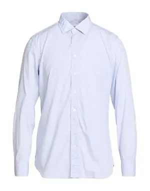 LARDINI Shirt Azure Size Cotton