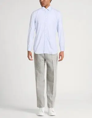 LARDINI Shirt Azure Size Cotton