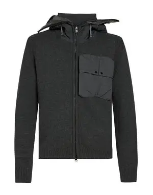 C.P. COMPANY Wool And Polyamide Zip-up Cardigan