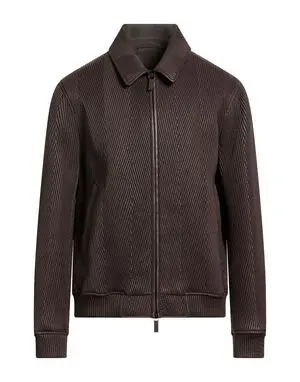 Emporio Armani Jacket Dark Size Lambskin