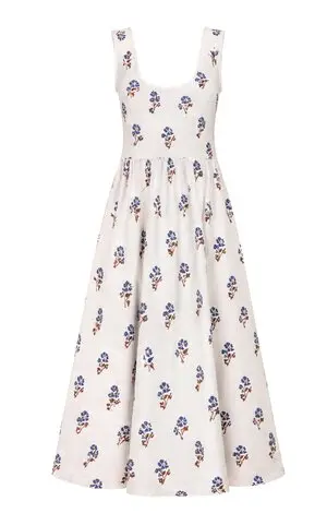 PEPA POMBO Cerezo Maxi Dress - Grey