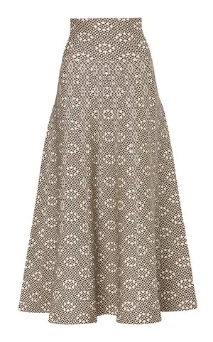 PEPA POMBO Sequoia Maxi Skirt Black/white