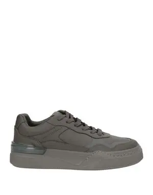 Armani Exchange Low-top Sneakers In Dark Synthetic Material