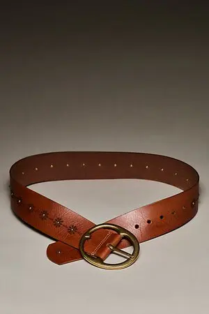 Free People We The Free Brando Painted Belt - Cognac