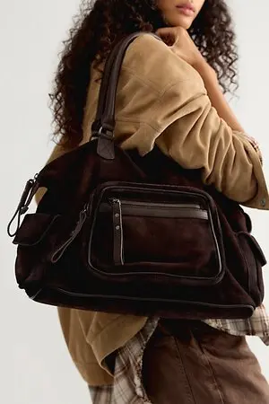 Free People Maya Suede Tote