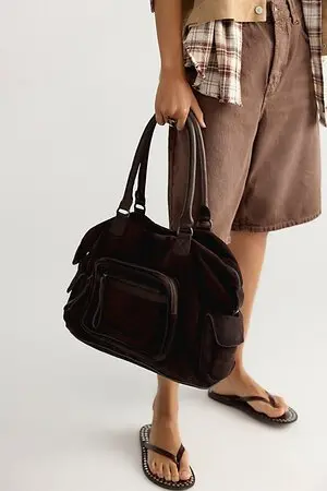 Free People Maya Suede Tote